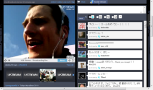東京マラソンに走るUstreamerが登場 | kira-ism
